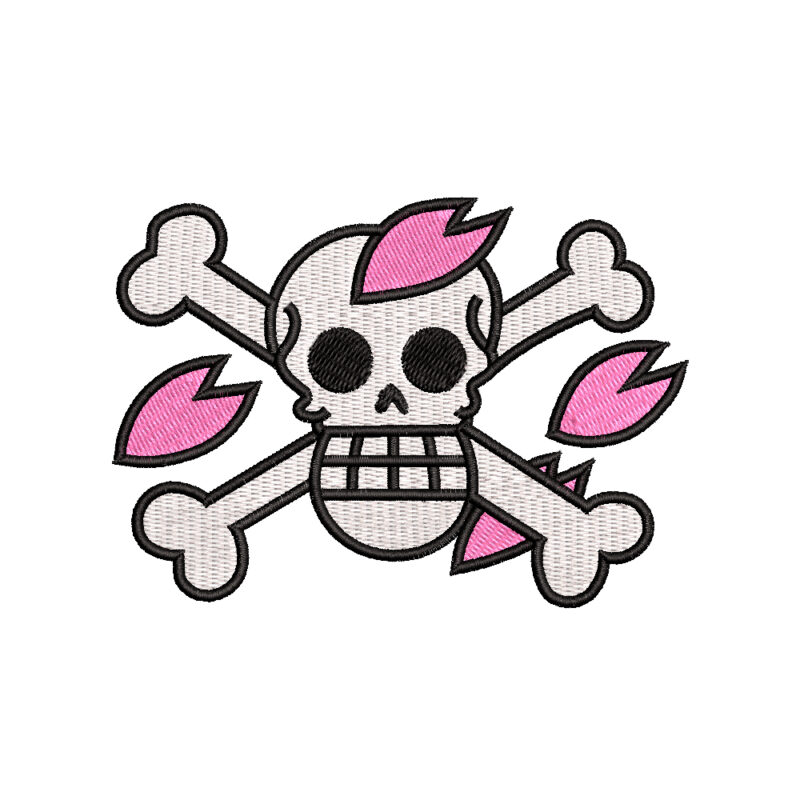 Diseño de la Bandera pirata de Chopper Jolly Roger Sakura Kingdom de ...