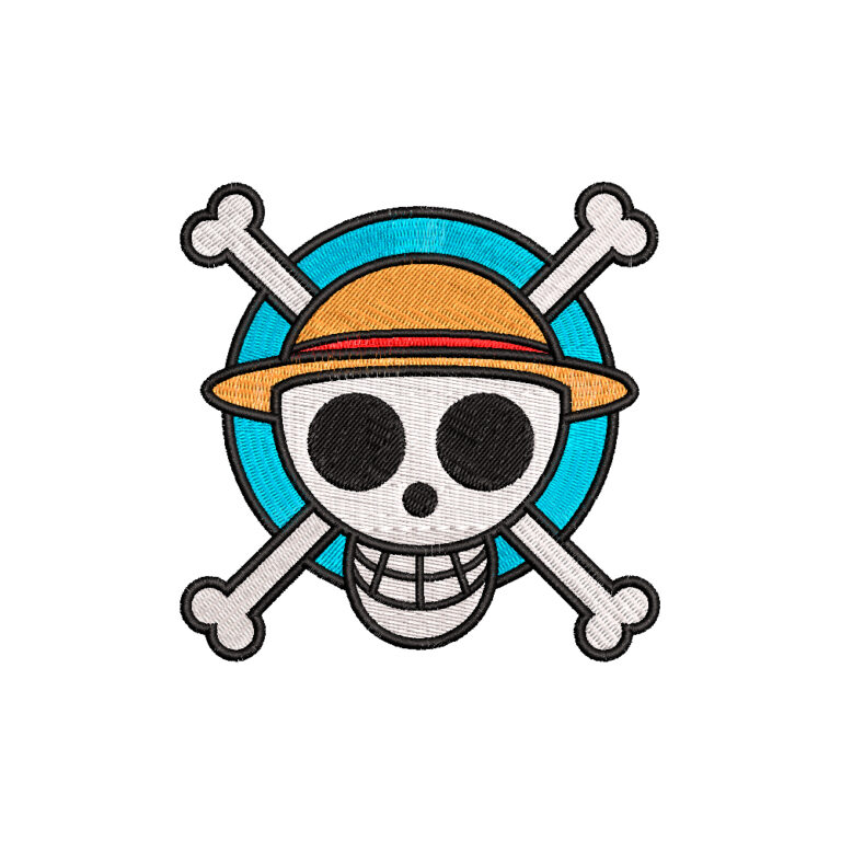 Diseño de la Bandera pirata Barbablanca (Whitebeard Jolly Roger) de One ...