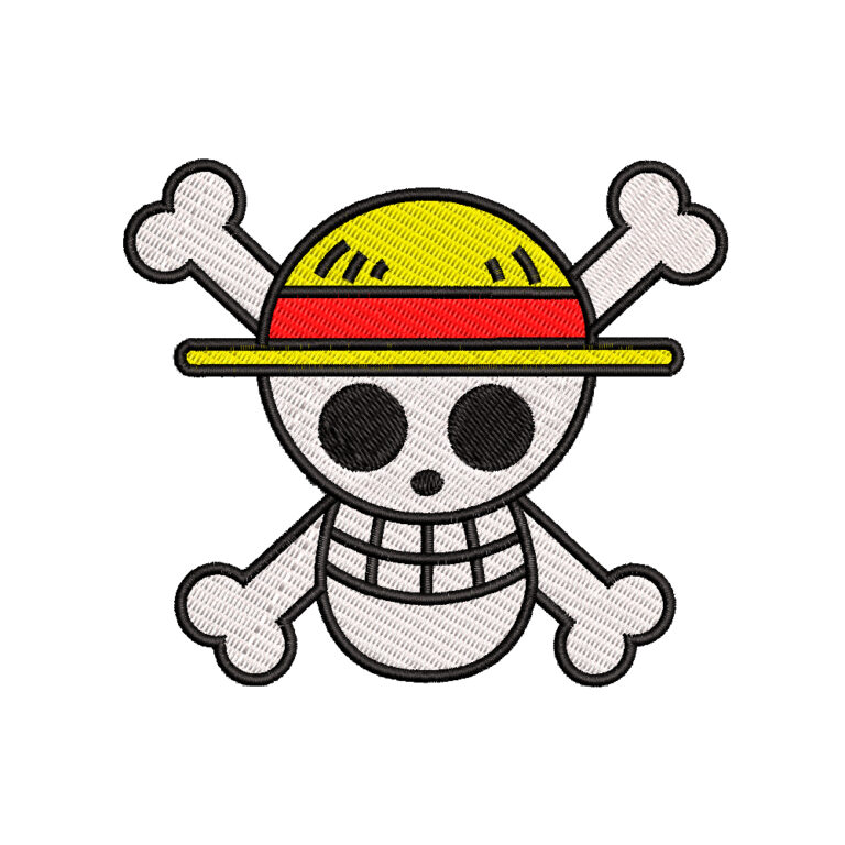 Diseño de la bandera pirata straw hat Luffy Jolly Roger de One Piece ...